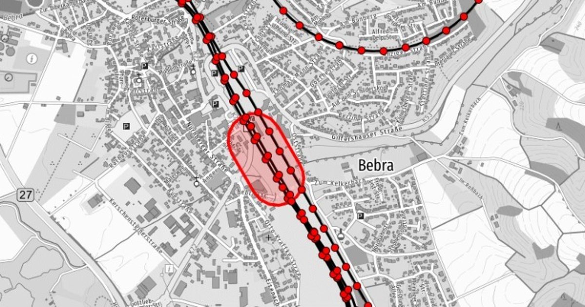 Baumaßnahmen der DB InfraGO; Bereich Bahnhof Bebra | Stadt Bebra