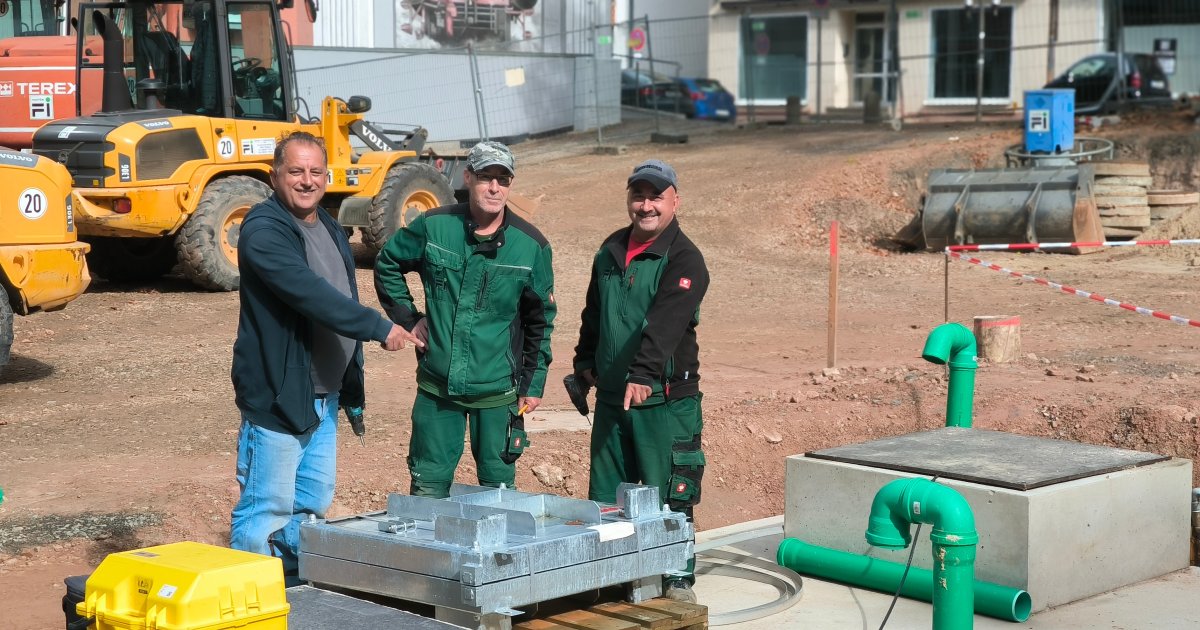Neuer Rathausmarkt in Bebra nimmt Gestalt an | Stadt Bebra