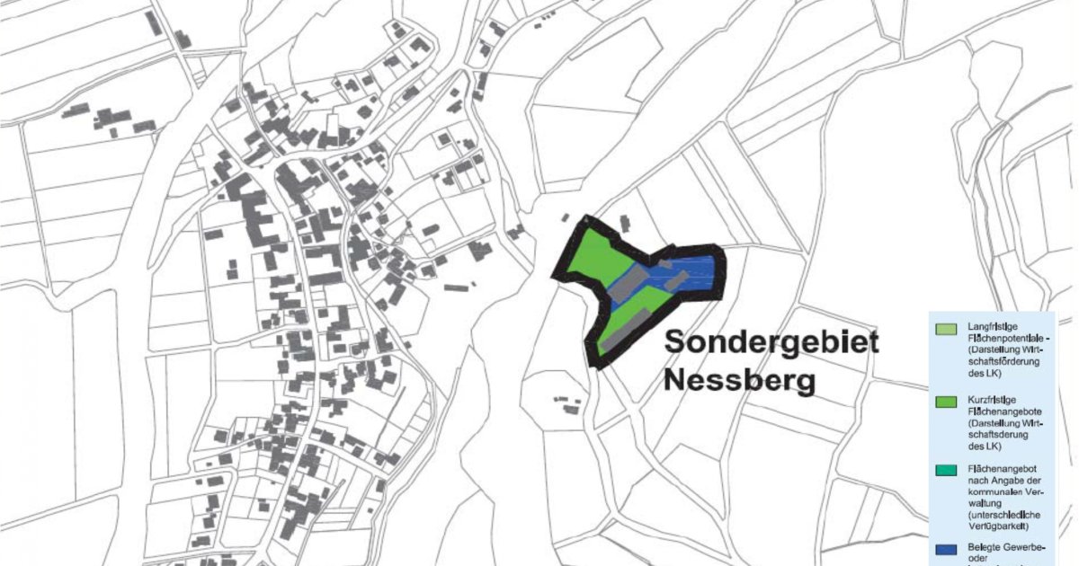 Sondergebiet Nessberg | Stadt Bebra